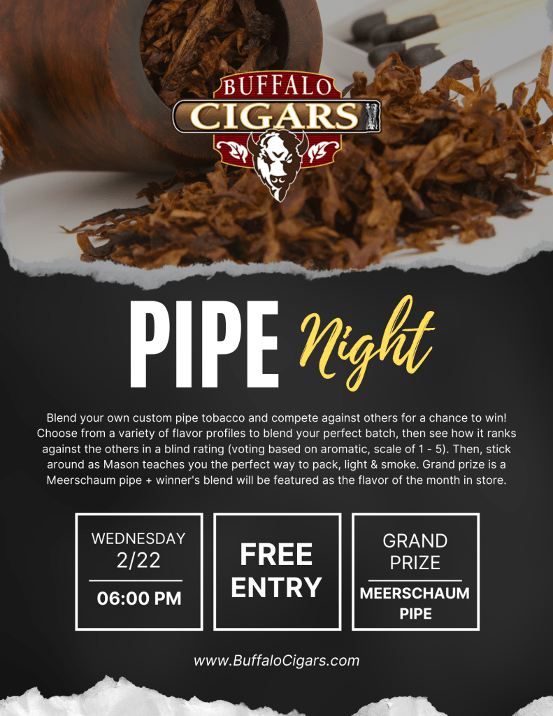 Pipe Night – Buffalo Cigars